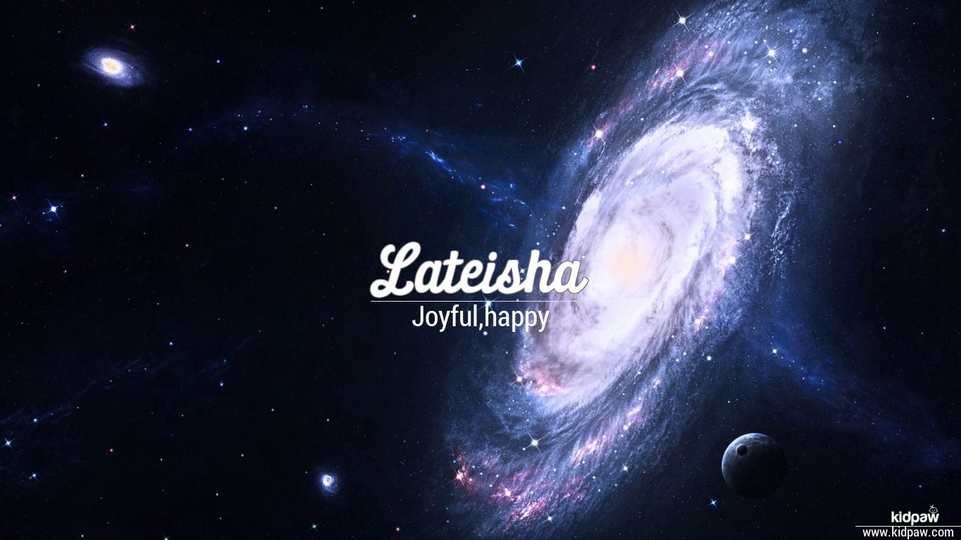 Lateisha 3D Name Wallpaper for Mobile, Write Name on Photo Online