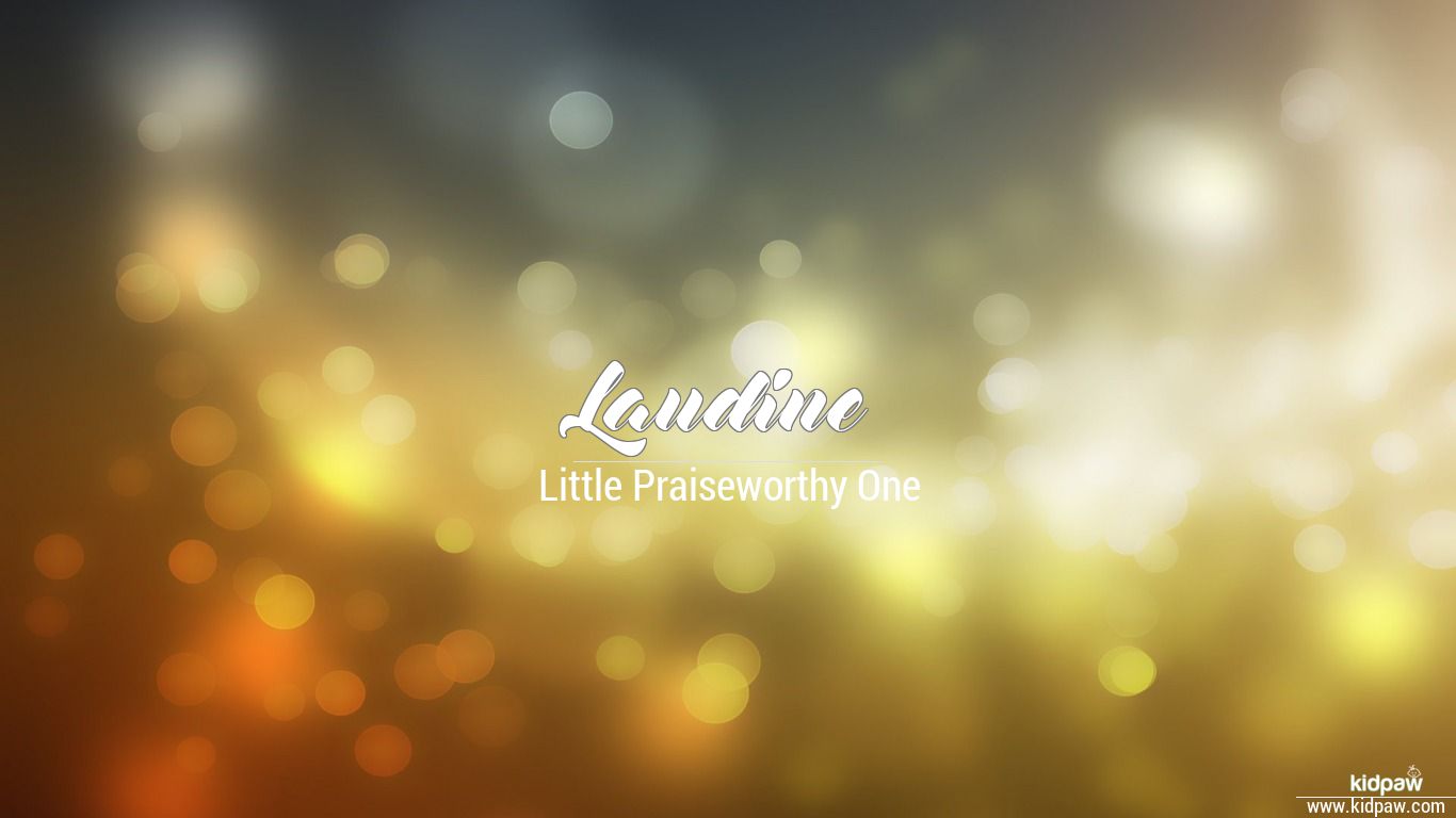 Laudine 3D Name Wallpaper for Mobile, Write Name on Photo Online