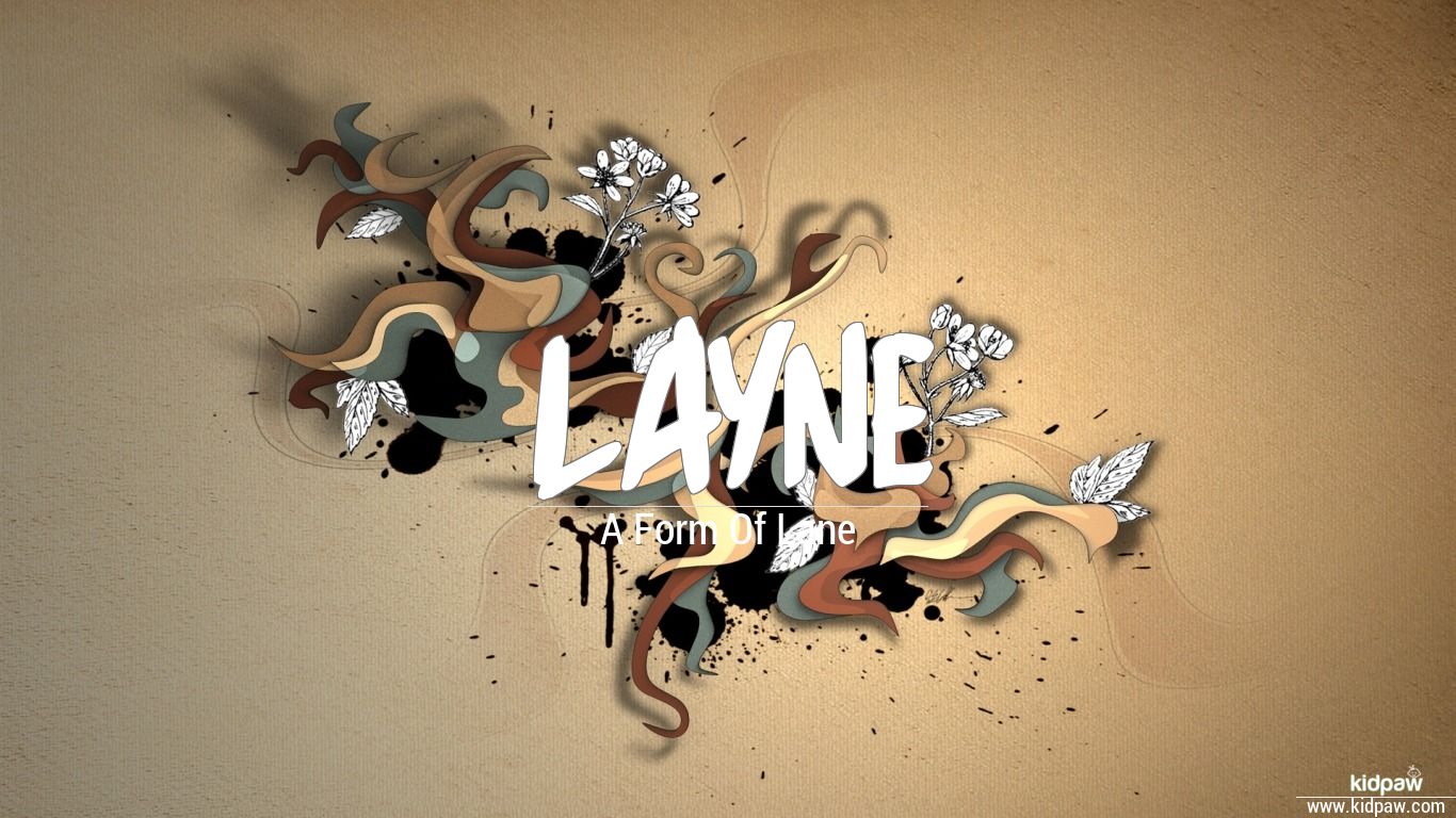 Layne 3D Name Wallpaper for Mobile, Write Name on Photo Online