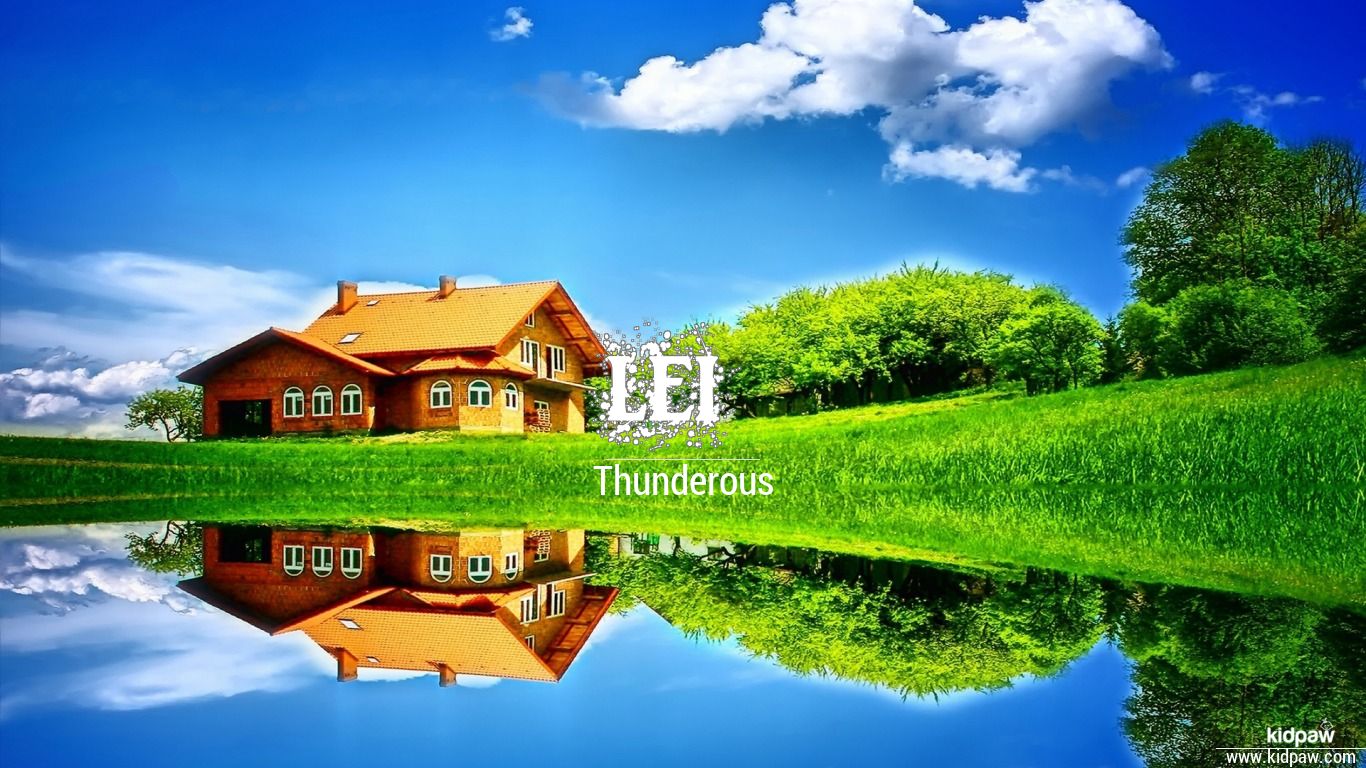 Lei 3D Name Wallpaper for Mobile, Write Name on Photo Online