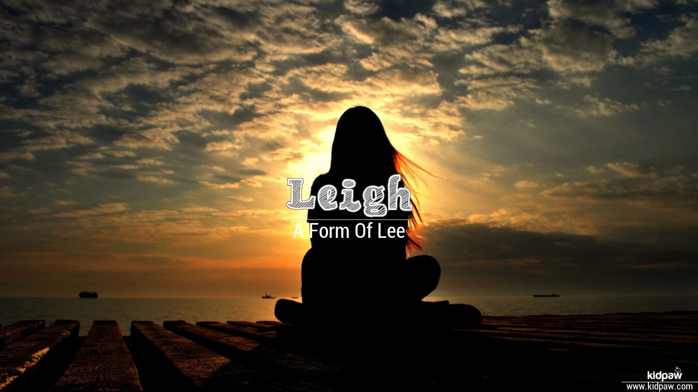 Leigh 3D Name Wallpaper for Mobile, Write Name on Photo Online