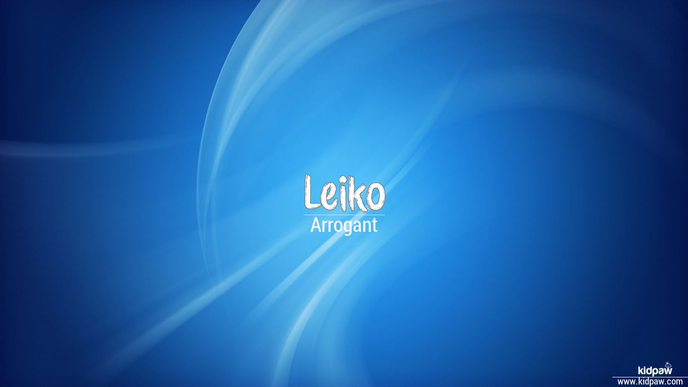 Leiko 3D Name Wallpaper for Mobile, Write Name on Photo Online