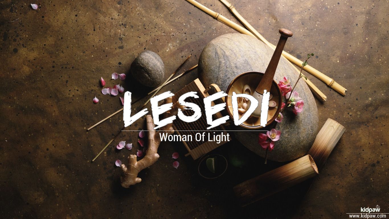 Lesedi 3D Name Wallpaper for Mobile, Write Name on Photo Online