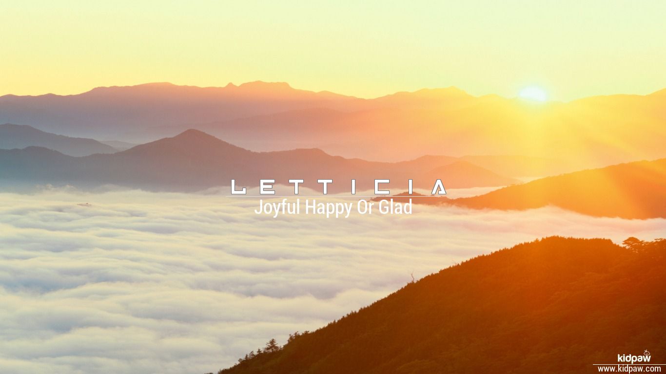 Letticia 3D Name Wallpaper for Mobile, Write Name on Photo Online
