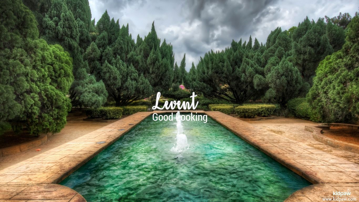 Levent 3D Name Wallpaper for Mobile, Write Name on Photo Online