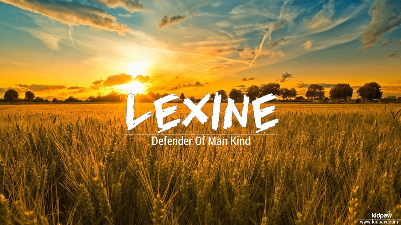 Lexine 3D Name Wallpaper for Mobile, Write Name on Photo Online