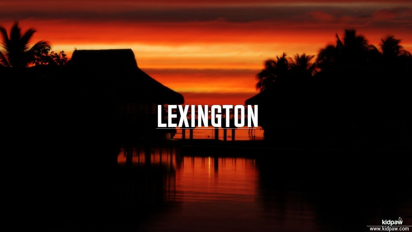 Lexington 3D Name Wallpaper for Mobile, Write Name on Photo Online