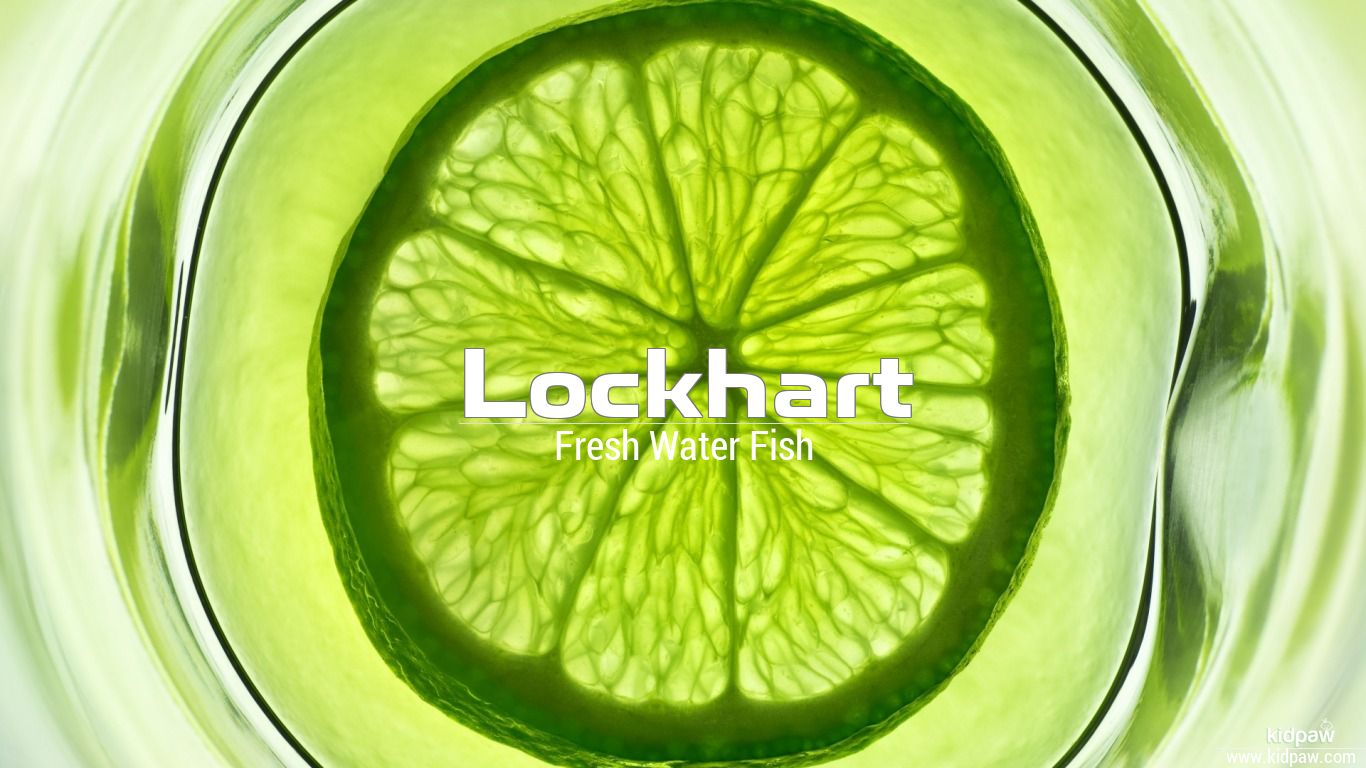 Lockhart 3D Name Wallpaper for Mobile, Write Name on Photo Online