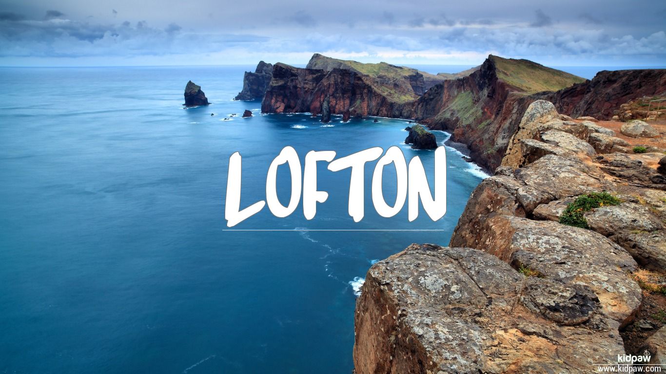 Lofton 3D Name Wallpaper for Mobile, Write Name on Photo Online