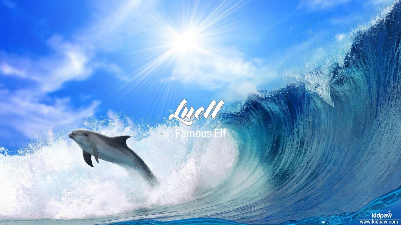 Luell 3D Name Wallpaper for Mobile, Write Name on Photo Online