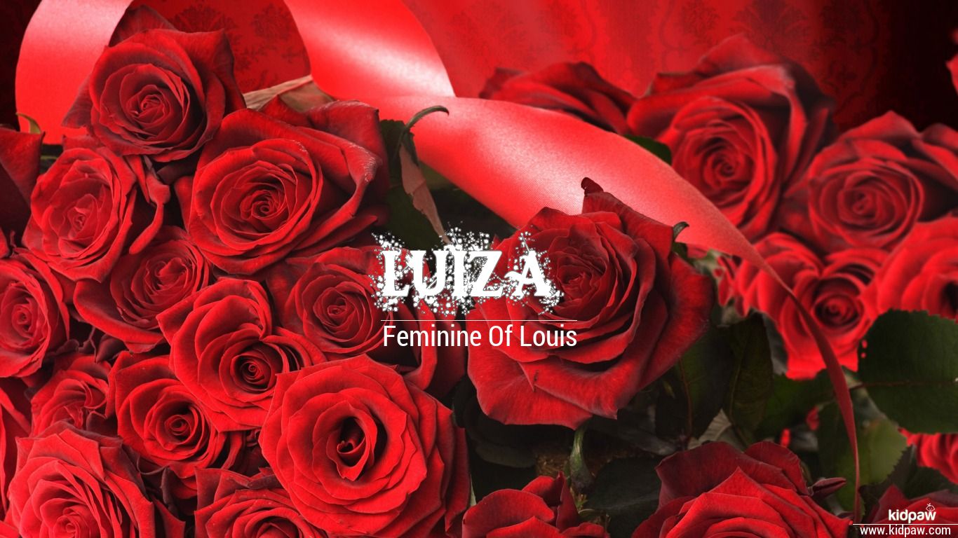 Luiza 3D Name Wallpaper for Mobile, Write Name on Photo Online