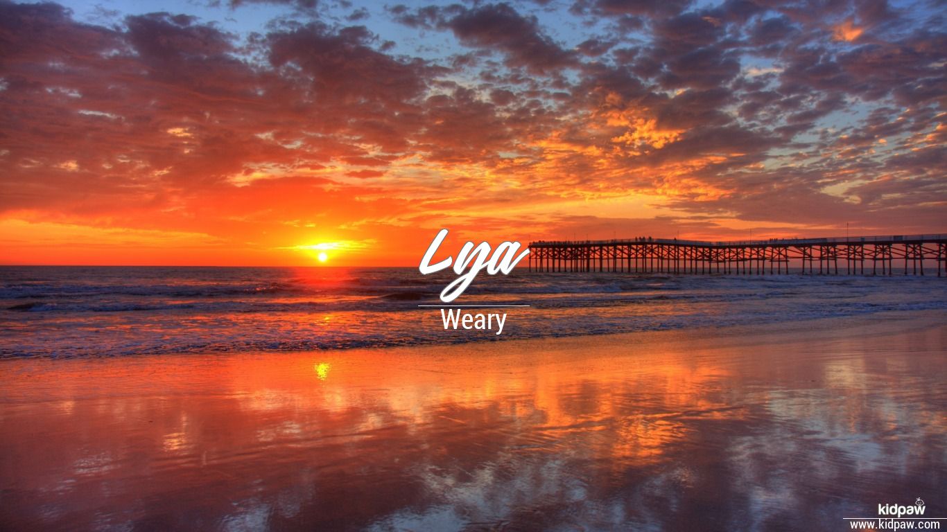 Lya 3D Name Wallpaper for Mobile, Write Name on Photo Online