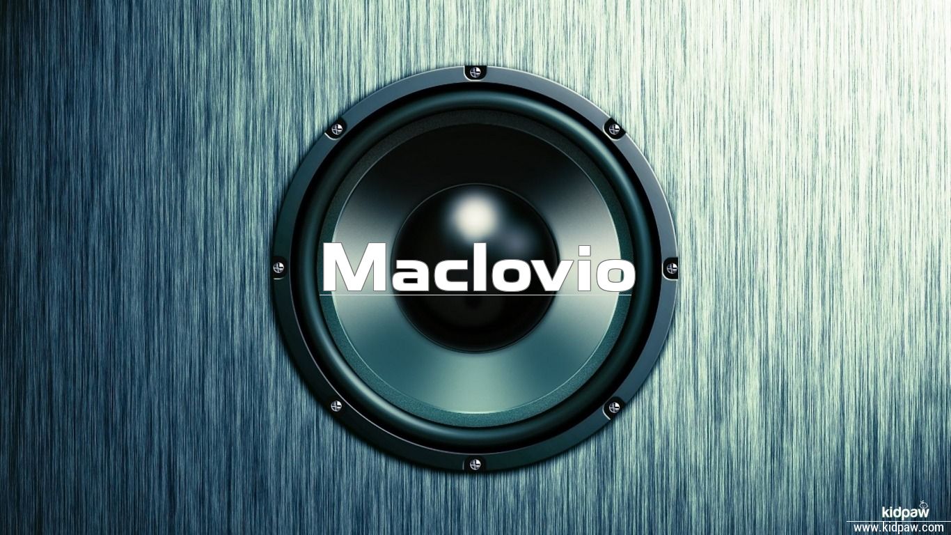 Maclovio 3D Name Wallpaper for Mobile, Write Name on Photo Online