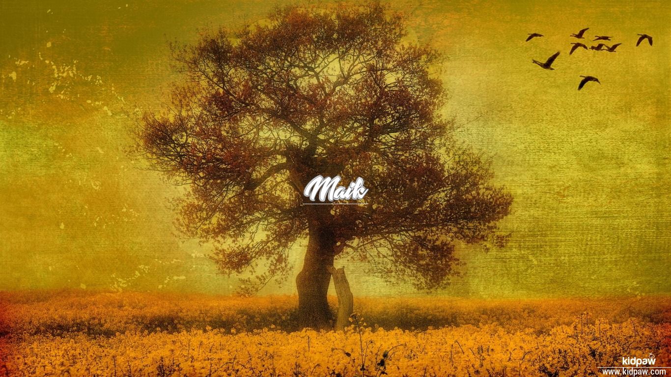 Maik 3D Name Wallpaper for Mobile, Write Name on Photo Online