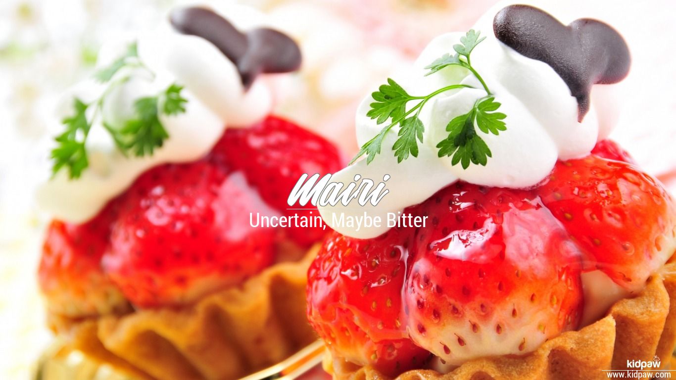 Mairi 3D Name Wallpaper for Mobile, Write Name on Photo Online