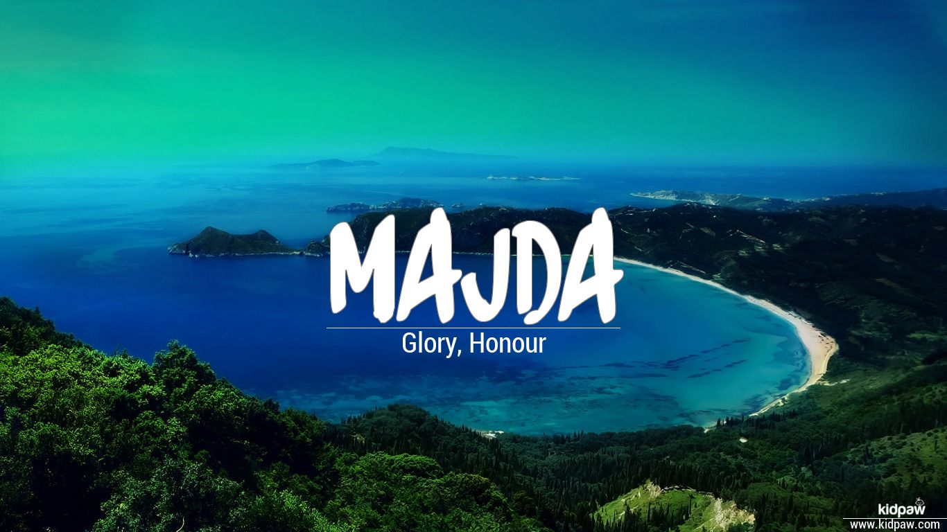 Majda 3D Name Wallpaper for Mobile, Write ماجدہ Name on Photo Online