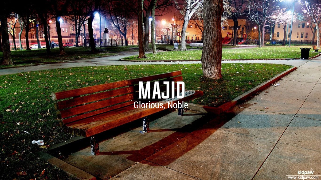 Majid 3D Name Wallpaper for Mobile, Write مجید Name on Photo Online