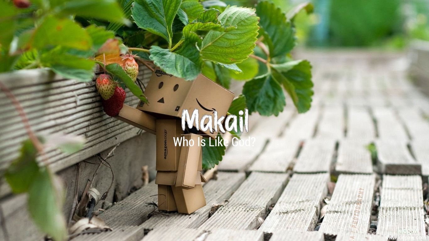 Makail 3D Name Wallpaper for Mobile, Write Name on Photo Online