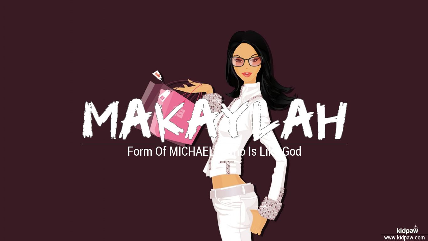 Makaylah 3D Name Wallpaper for Mobile, Write Name on Photo Online