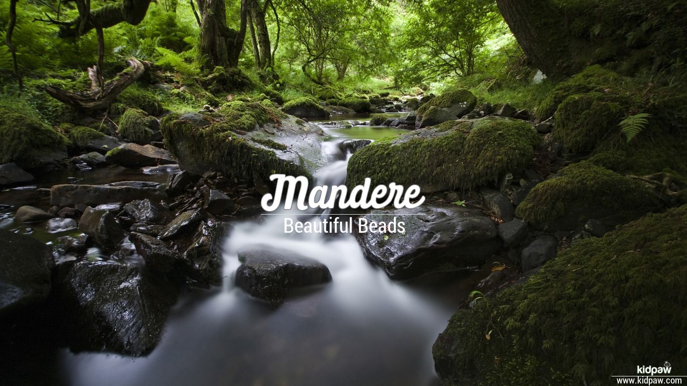 Mandere 3D Name Wallpaper for Mobile, Write Name on Photo Online