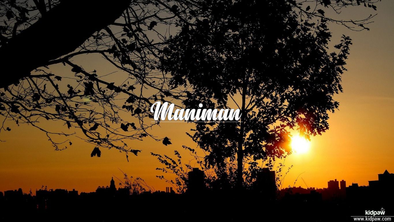 Maniman 3D Name Wallpaper for Mobile, Write मणिमान Name on Photo Online