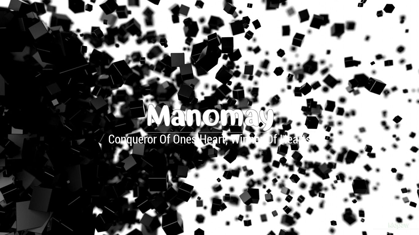 Manomay 3D Name Wallpaper for Mobile, Write मनोमय Name on Photo Online