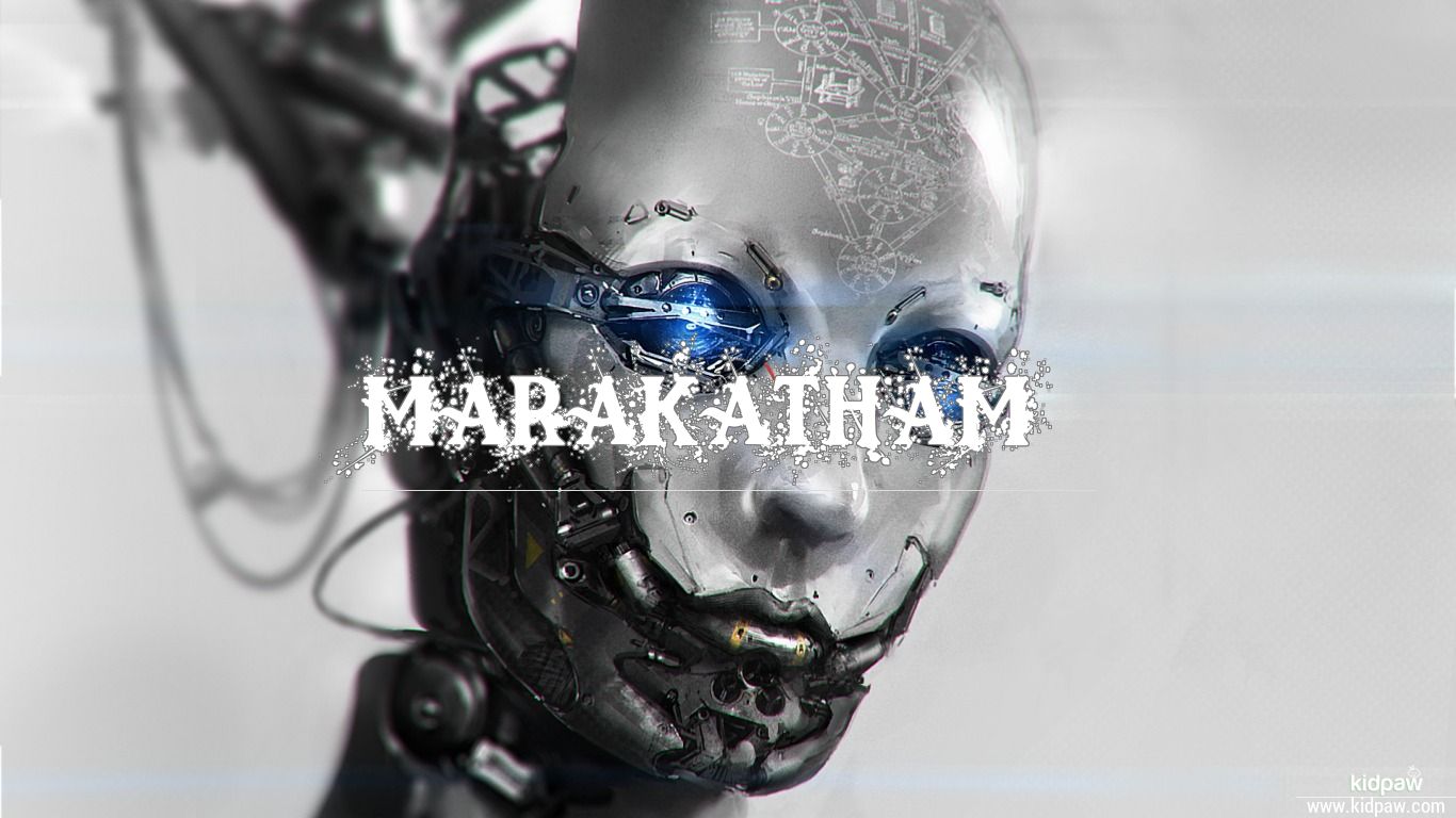 Marakatham 3D Name Wallpaper for Mobile, Write मरकथाम Name on Photo Online