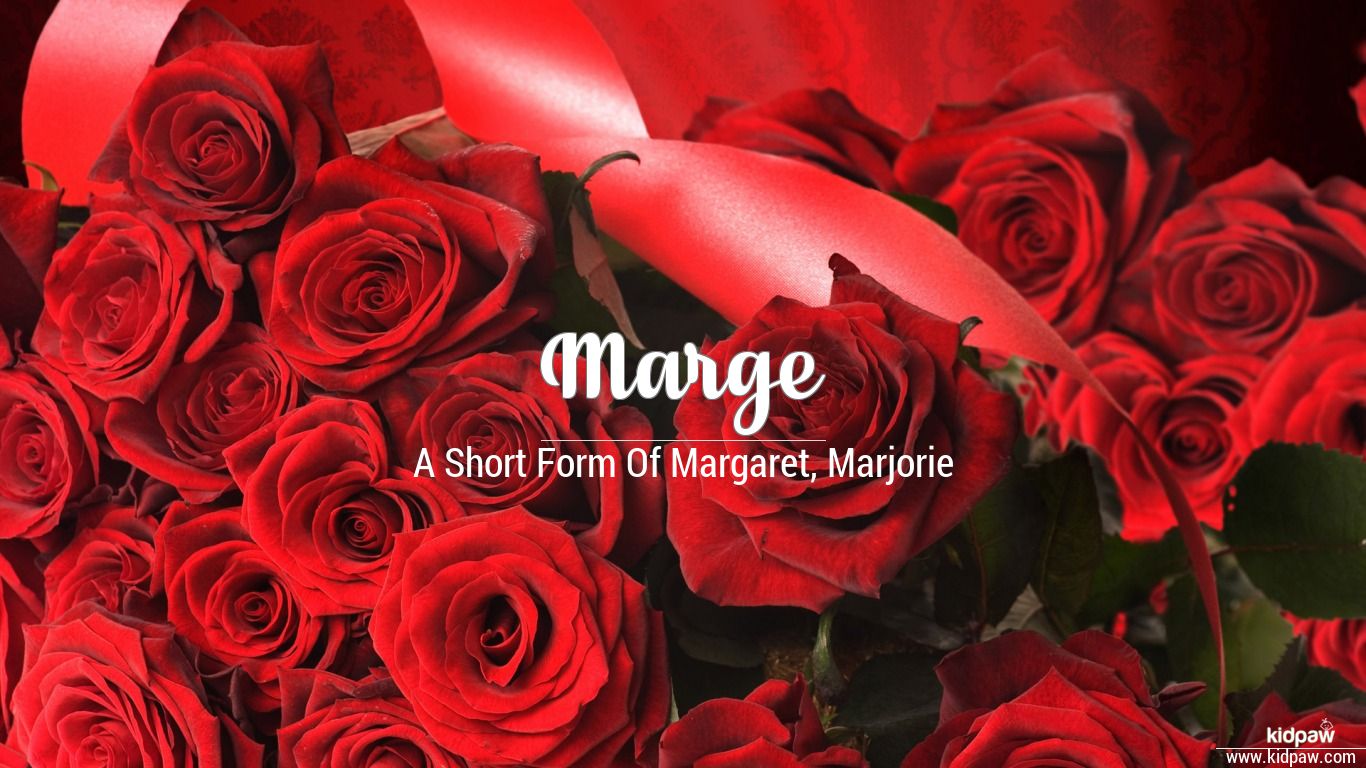Marge 3D Name Wallpaper for Mobile, Write Name on Photo Online