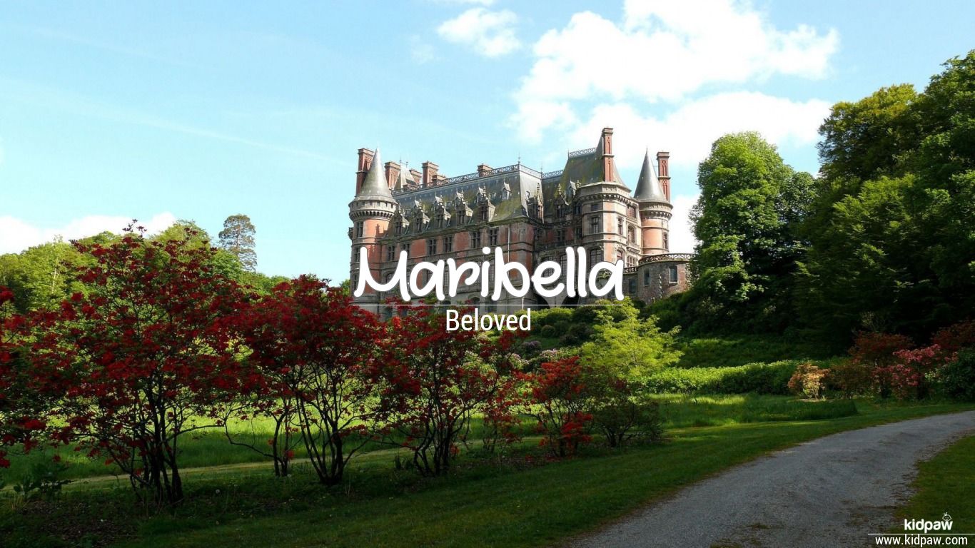 Maribella 3D Name Wallpaper for Mobile, Write Name on Photo Online