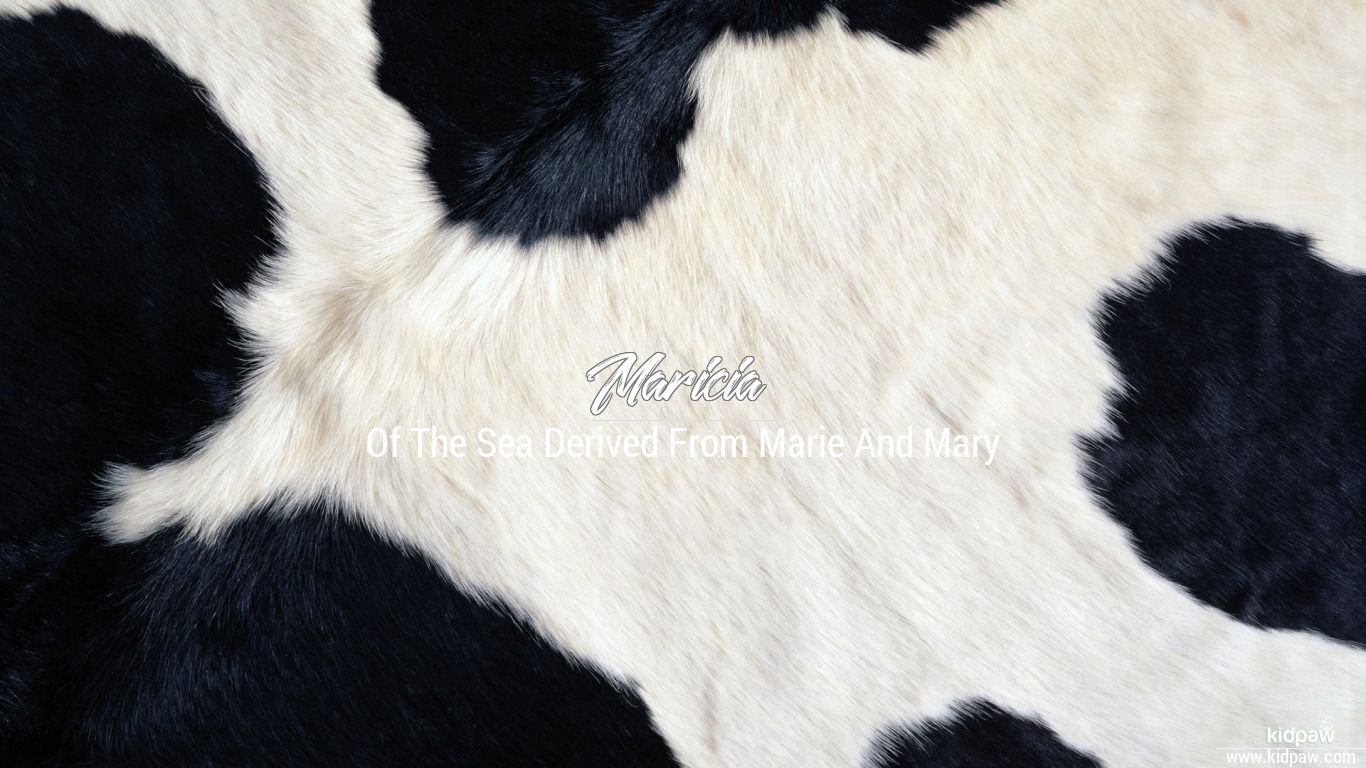 Maricia 3D Name Wallpaper for Mobile, Write Name on Photo Online