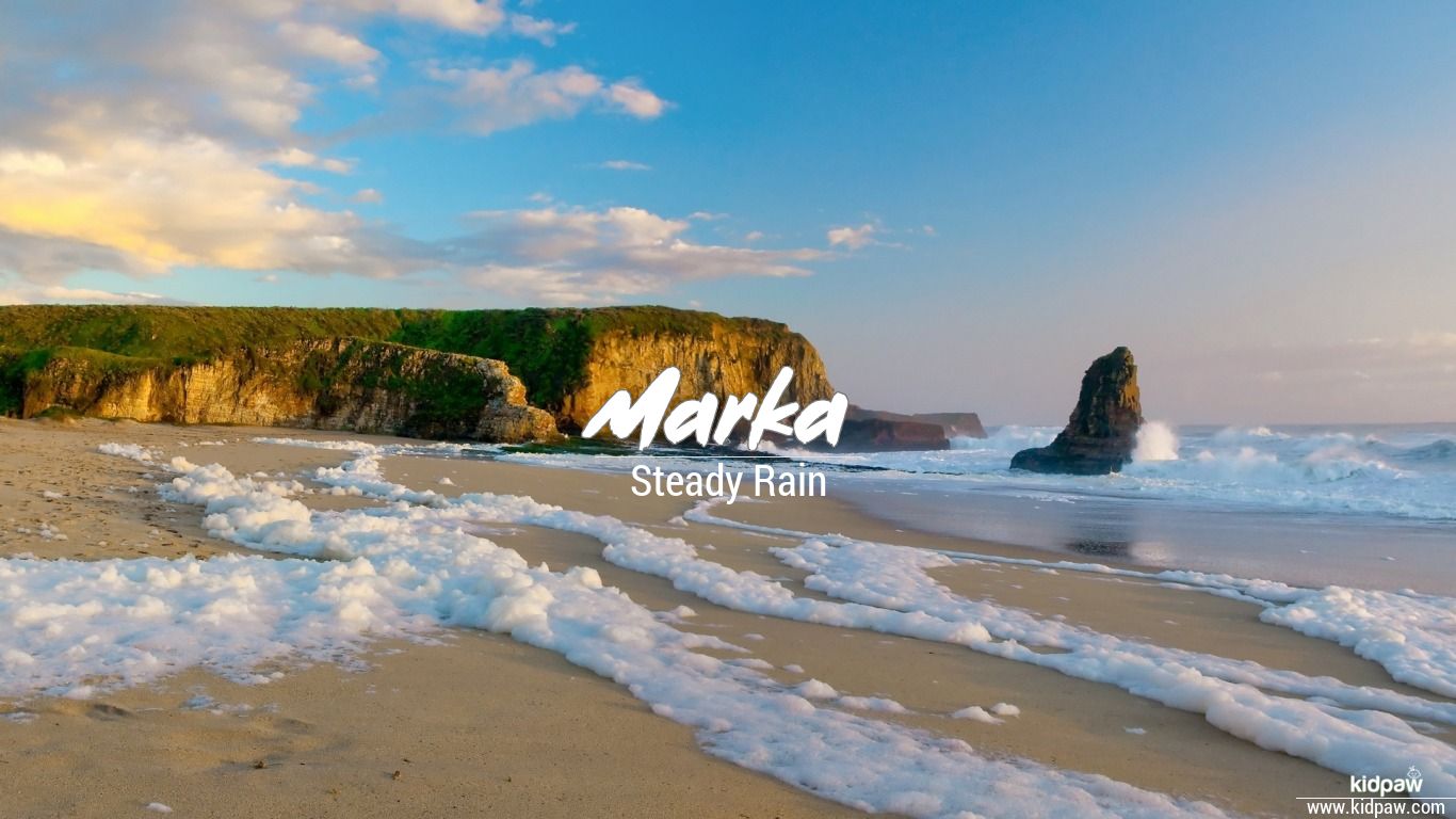 Marka 3D Name Wallpaper for Mobile, Write Name on Photo Online