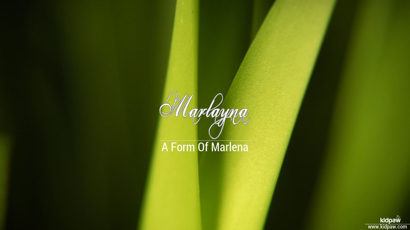 Marlayna 3D Name Wallpaper for Mobile, Write Name on Photo Online