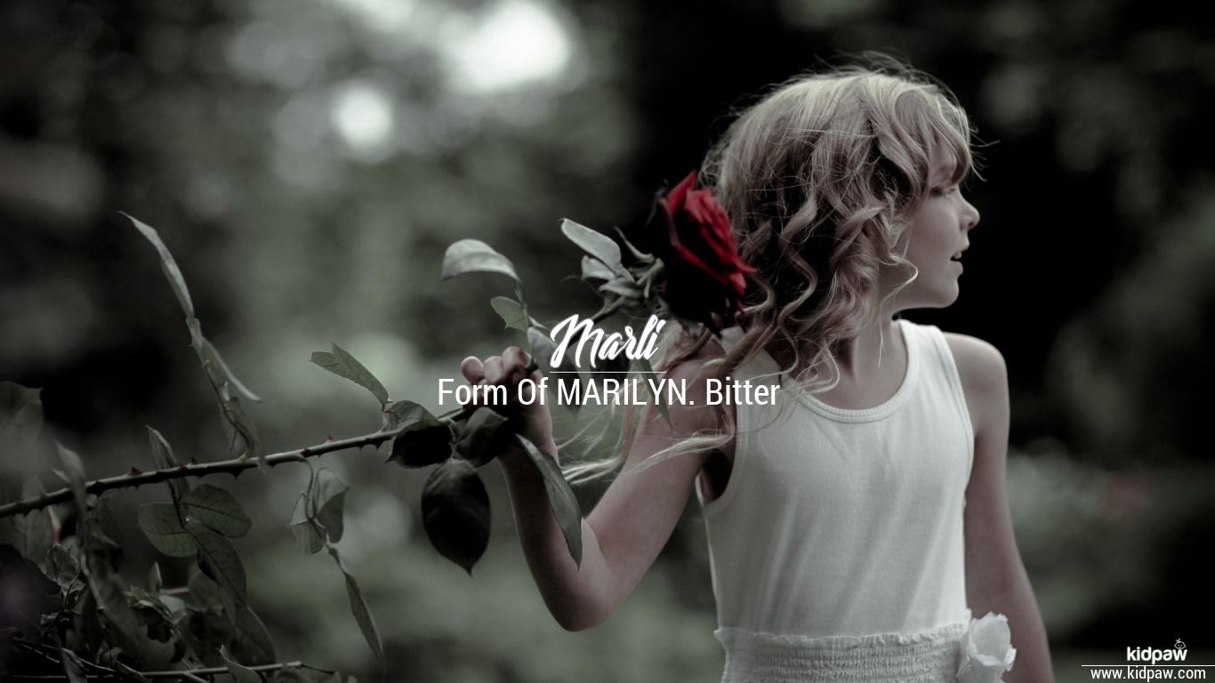 Marli 3D Name Wallpaper for Mobile, Write Name on Photo Online