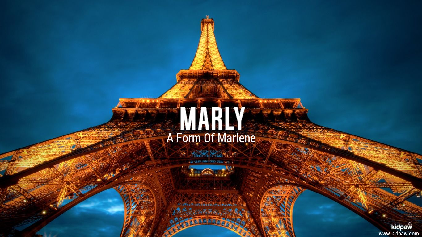 Marly 3D Name Wallpaper for Mobile, Write Name on Photo Online