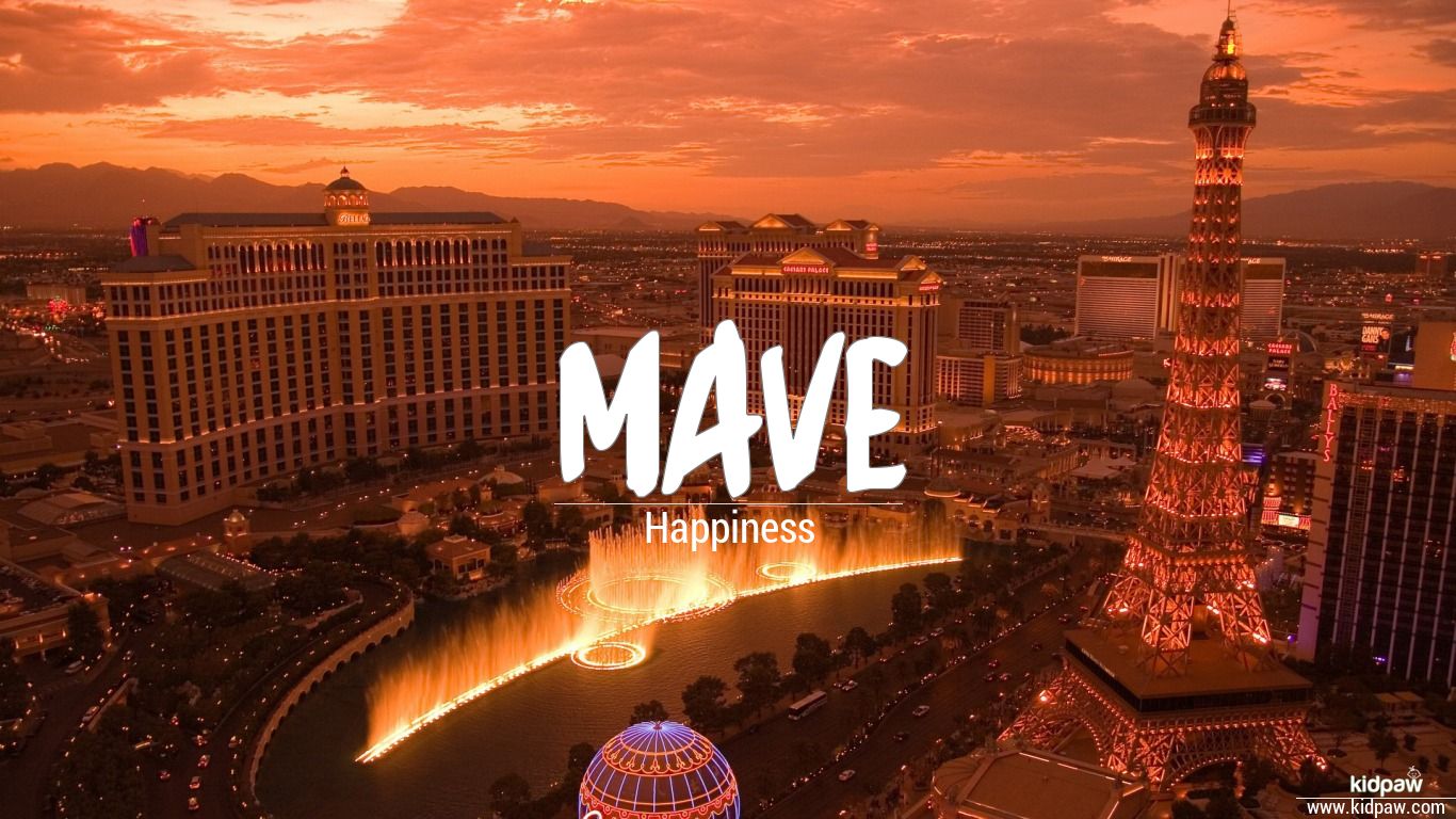 Mave 3D Name Wallpaper for Mobile, Write Name on Photo Online