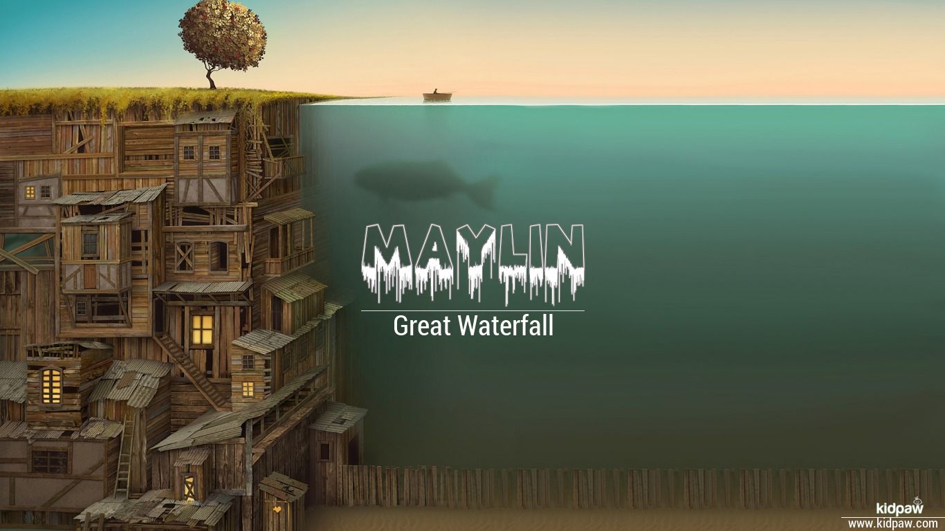 Maylin 3D Name Wallpaper for Mobile, Write Name on Photo Online