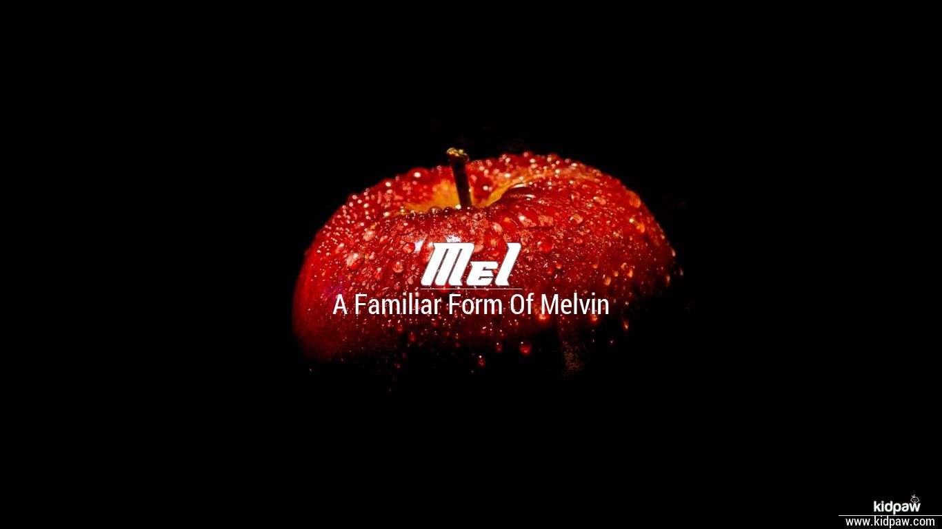 Mel 3D Name Wallpaper for Mobile, Write Name on Photo Online