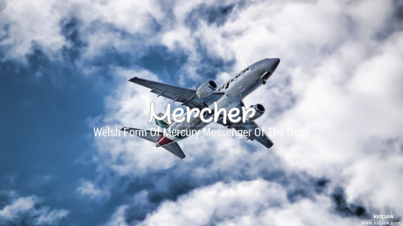 Mercher 3D Name Wallpaper for Mobile, Write Name on Photo Online