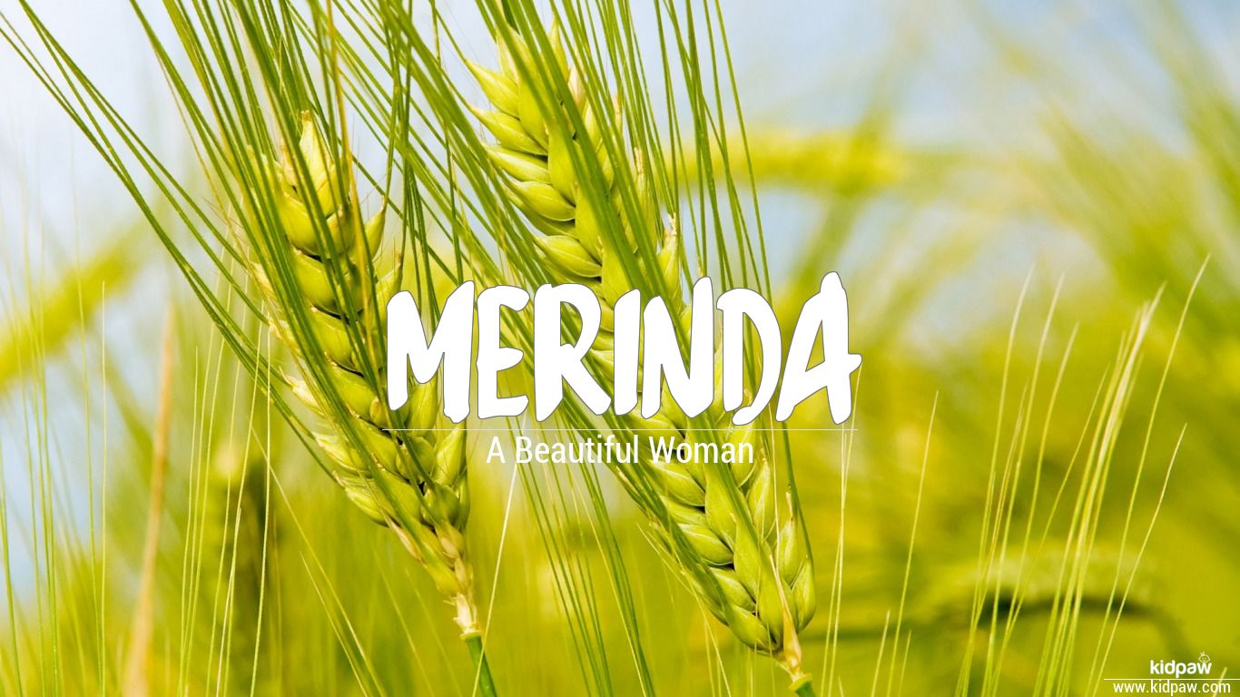 Merinda 3D Name Wallpaper for Mobile, Write Name on Photo Online