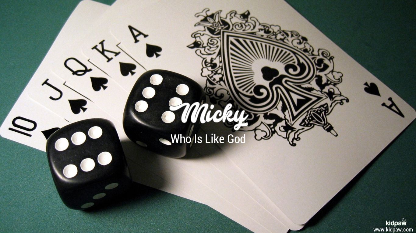 Micky 3D Name Wallpaper for Mobile, Write Name on Photo Online