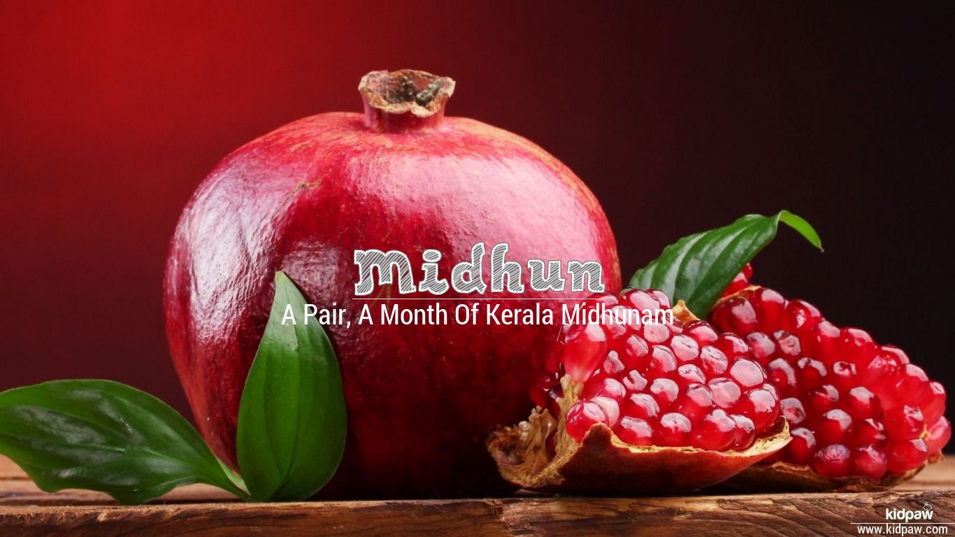 Midhun 3D Name Wallpaper for Mobile, Write मीधुन Name on Photo Online