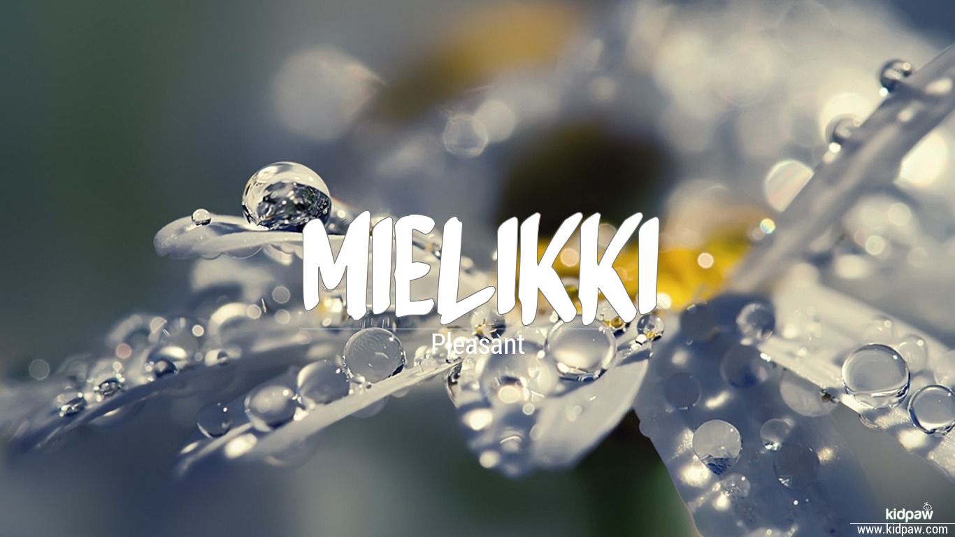 Mielikki 3D Name Wallpaper for Mobile, Write Name on Photo Online