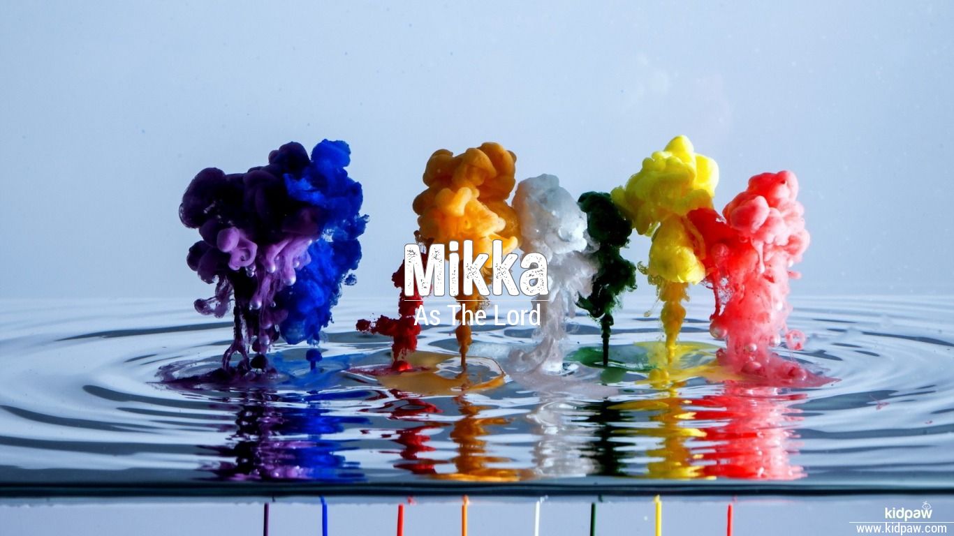 Mikka 3D Name Wallpaper for Mobile, Write Name on Photo Online