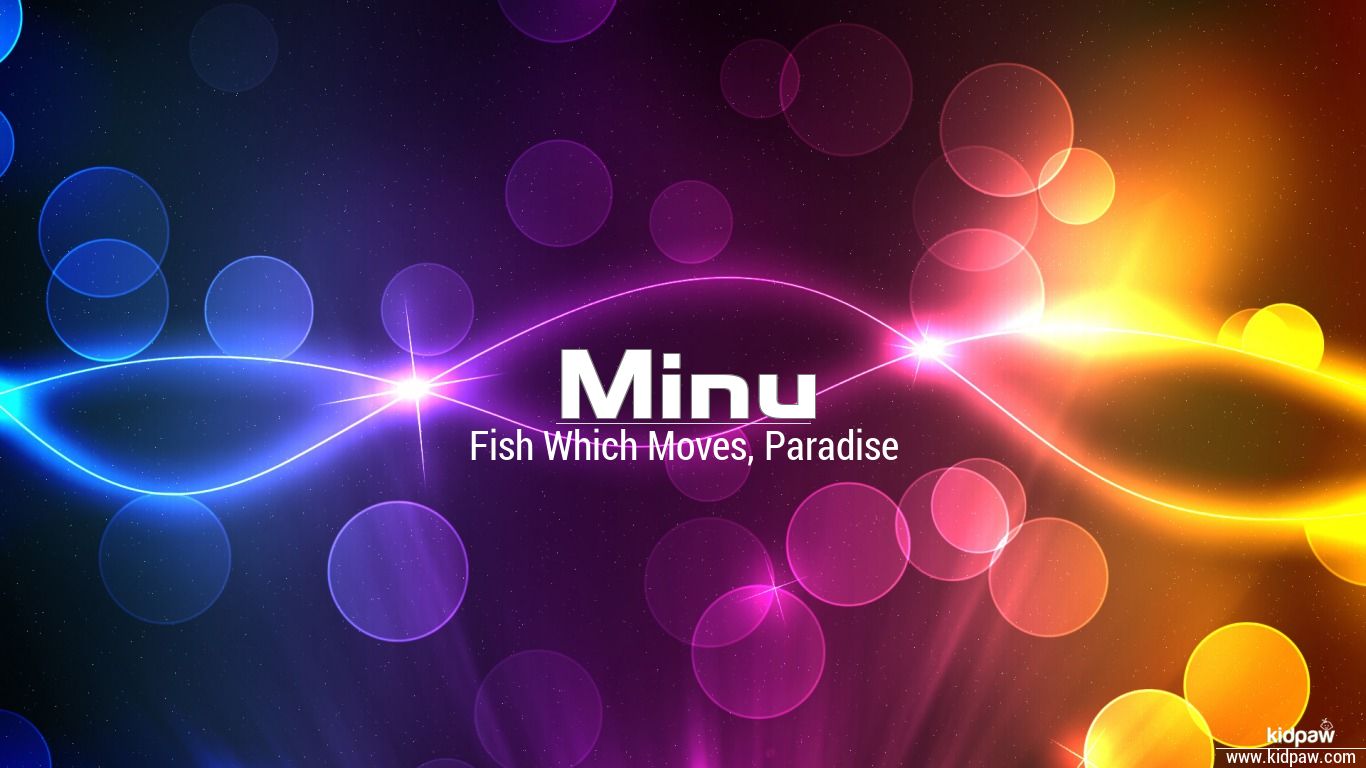Minu 3D Name Wallpaper for Mobile, Write मीनुं Name on Photo Online