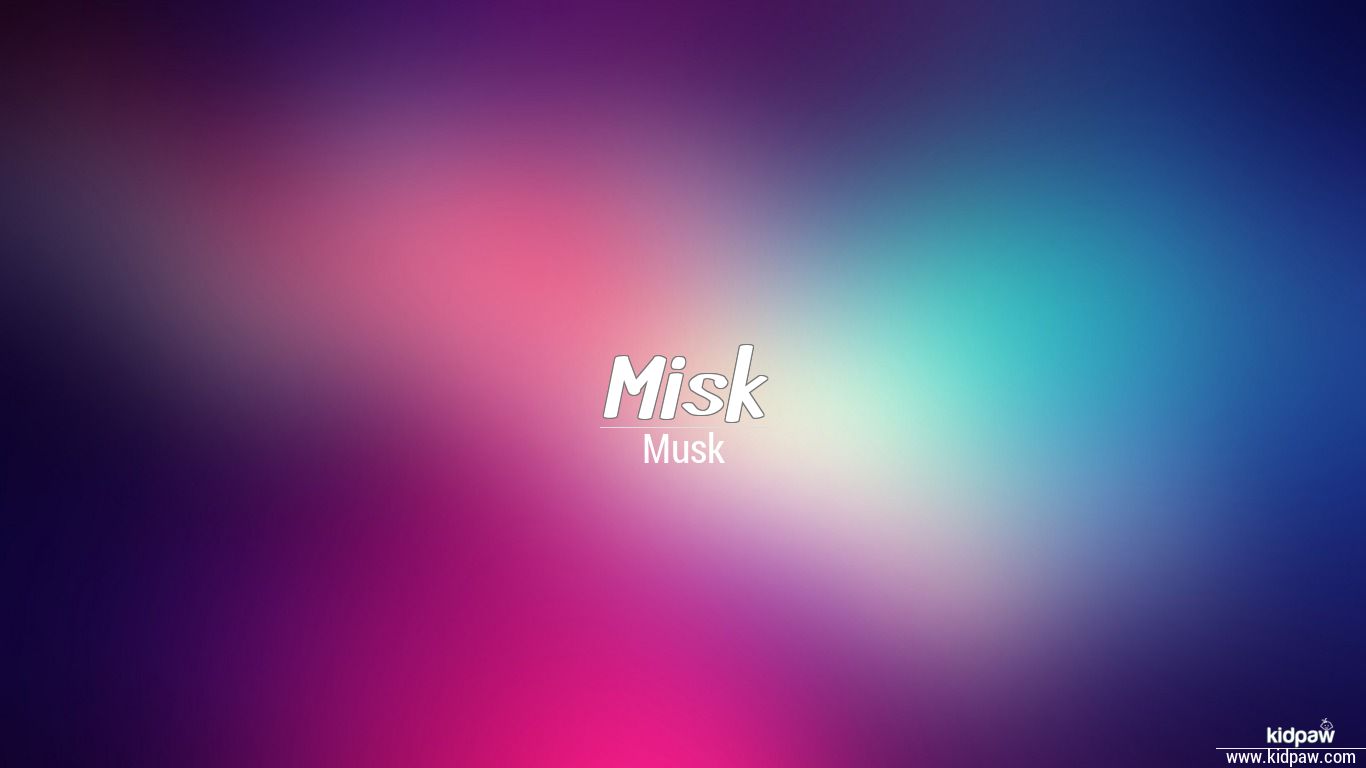 Misk 3D Name Wallpaper for Mobile, Write Name on Photo Online