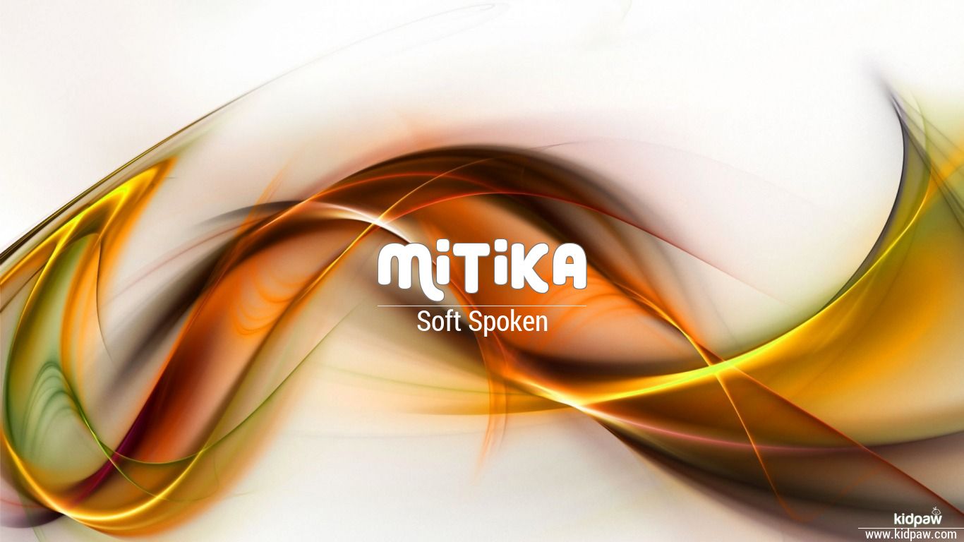 Mitika 3D Name Wallpaper for Mobile, Write मीतीका Name on Photo Online