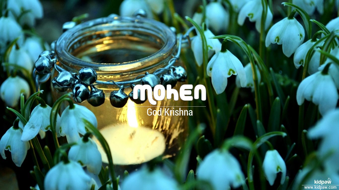 Mohen 3D Name Wallpaper for Mobile, Write मोहन Name on Photo Online