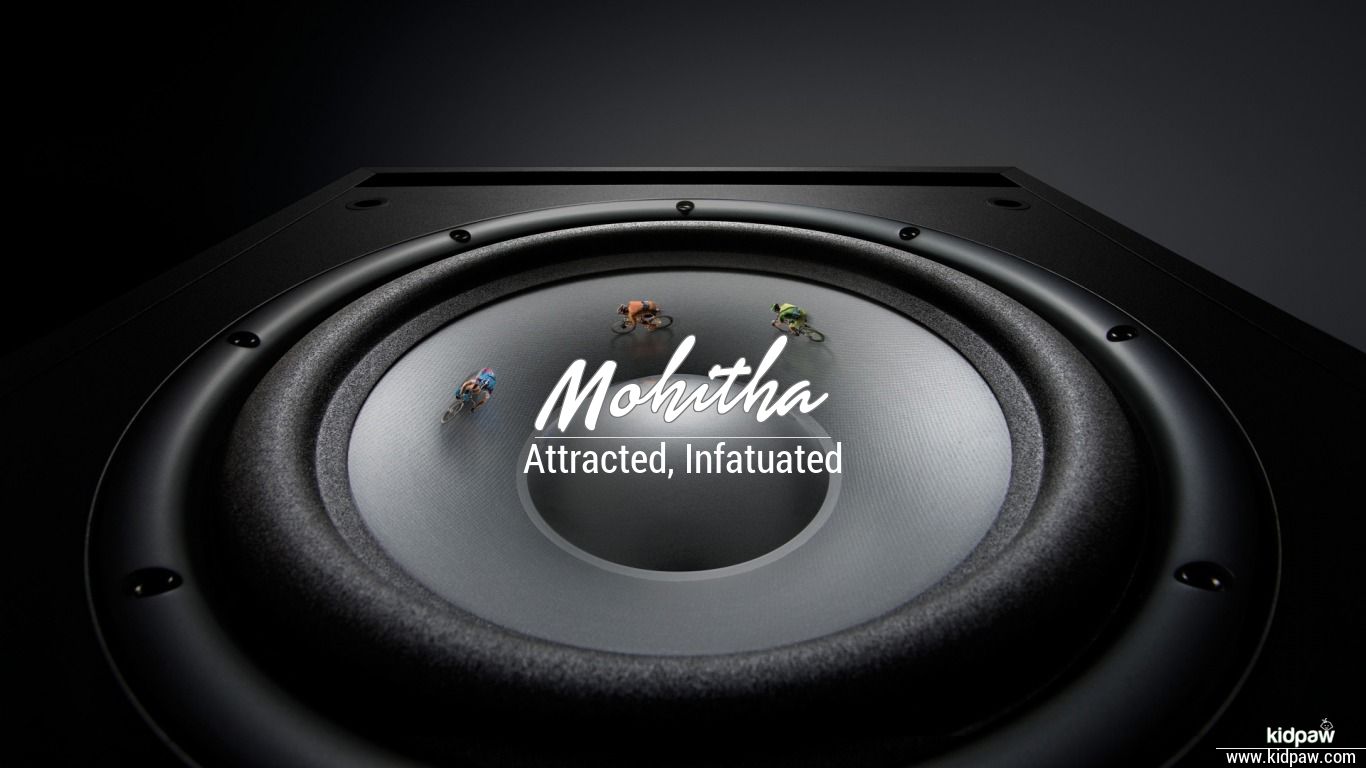 Mohitha 3D Name Wallpaper for Mobile, Write मोहिता Name on Photo Online