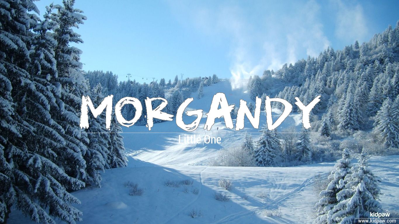 Morgandy 3D Name Wallpaper for Mobile, Write Name on Photo Online