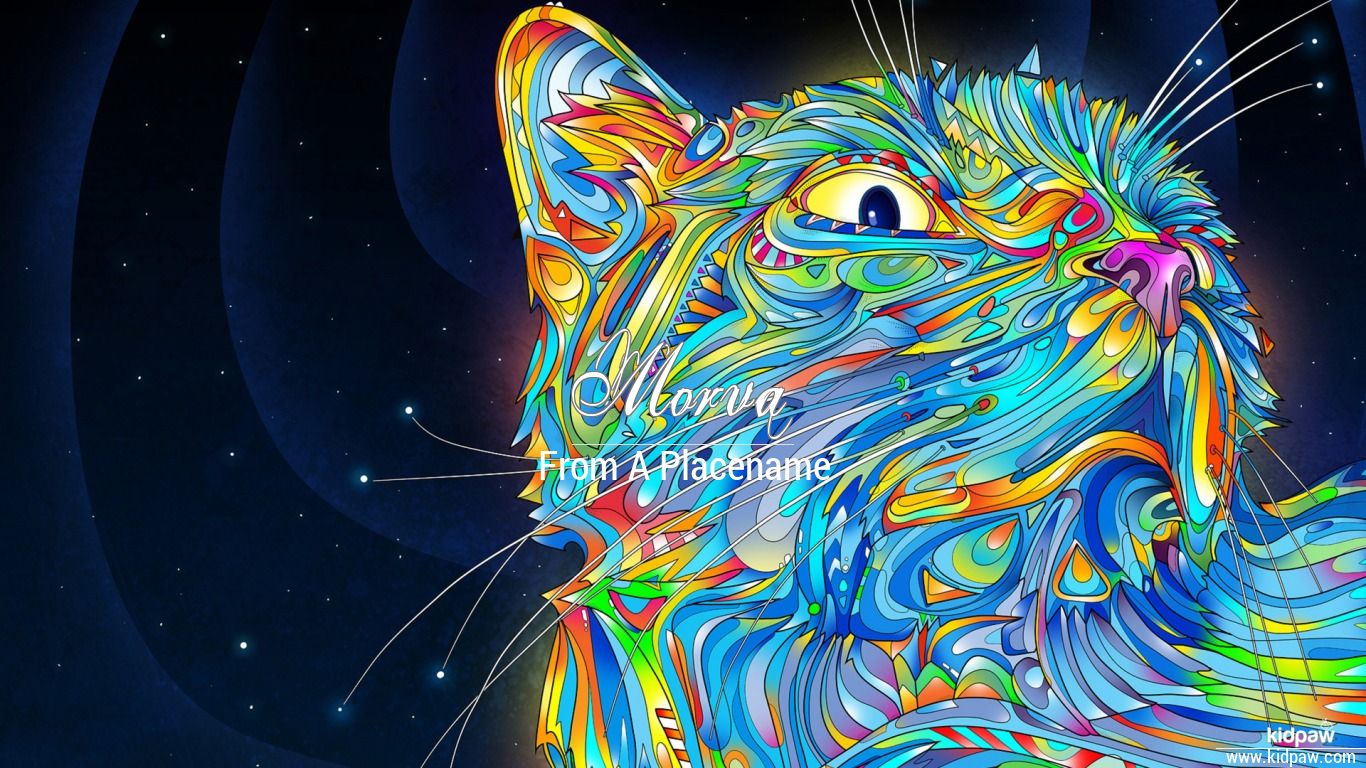 Morva 3D Name Wallpaper for Mobile, Write Name on Photo Online